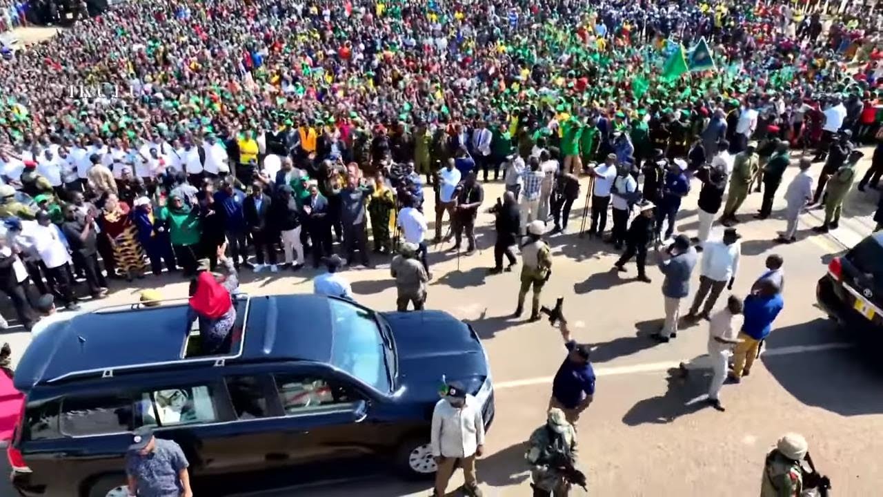 🔴🅻🅸🆅 ; RAIS DKT. SAMIA AKIZINDUA CHUO CHA UALIMU SUMBAWANGA - YouTube