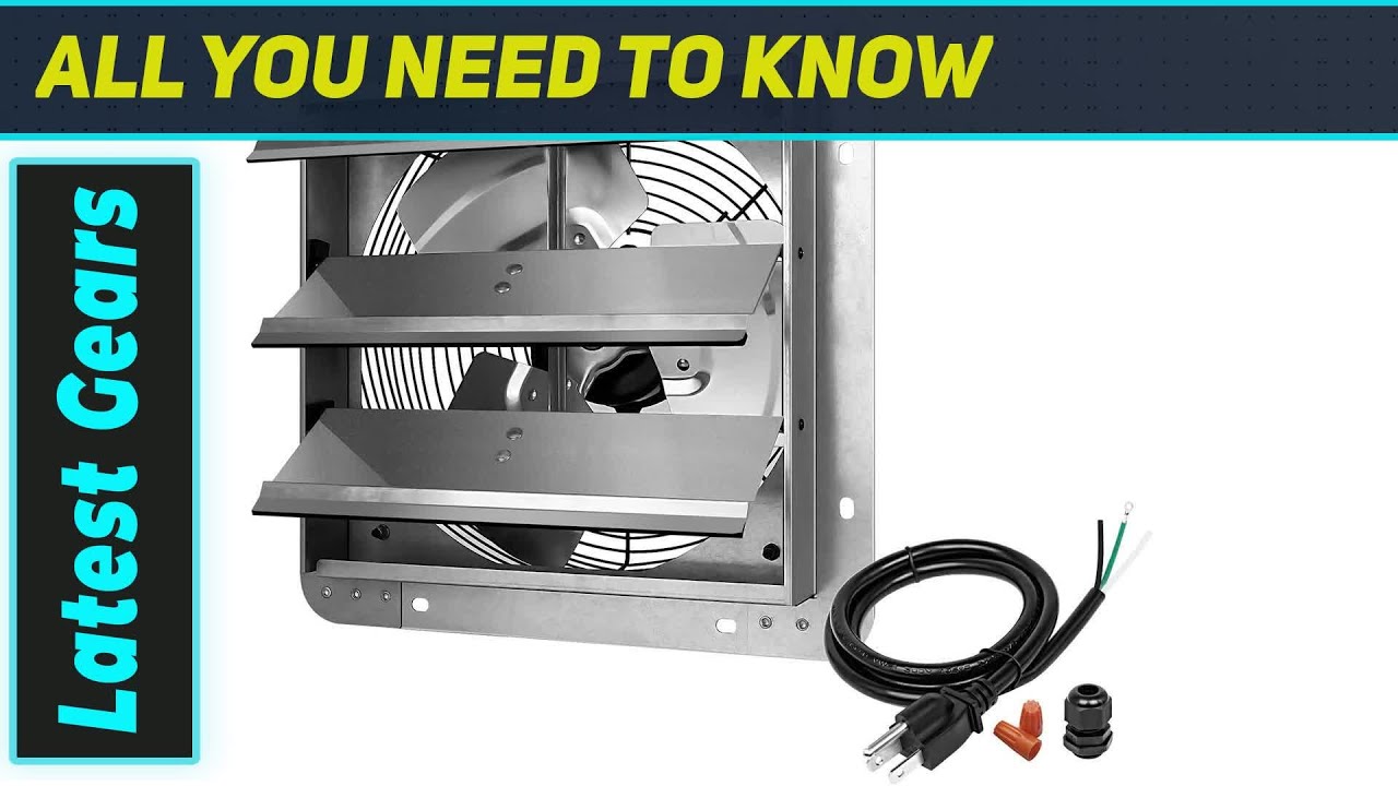 iPower 12-Inch Shutter Exhaust Fan: Best Budget Exhaust Fan for Harsh ...