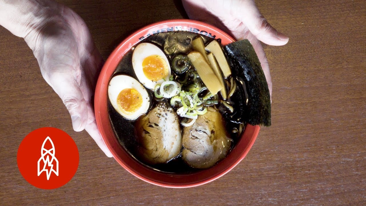 Trying Japan’s Famous Black Ramen - YouTube