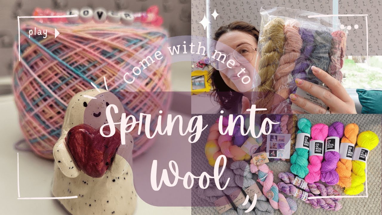 Come with me to SPRING INTO WOOL yarn festival - YouTube