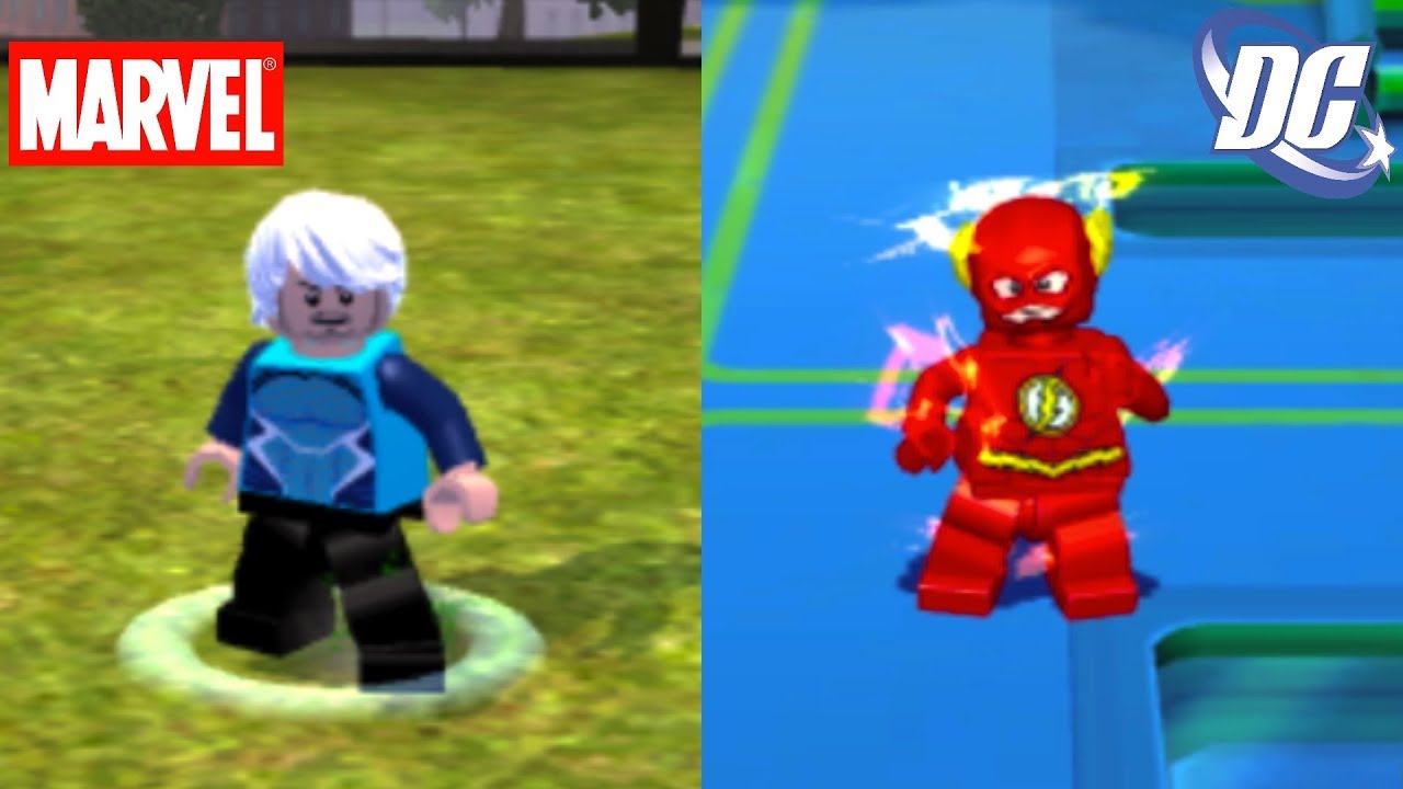 LEGO Marvel vs LEGO DC - Copycat Characters - YouTube
