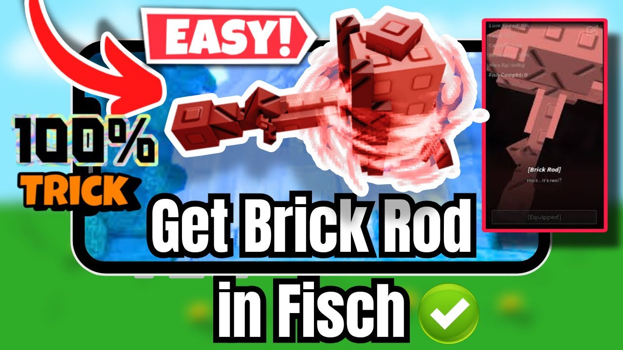 How to get Brick Rod in Fisch Roblox Game (New Method) - YouTube