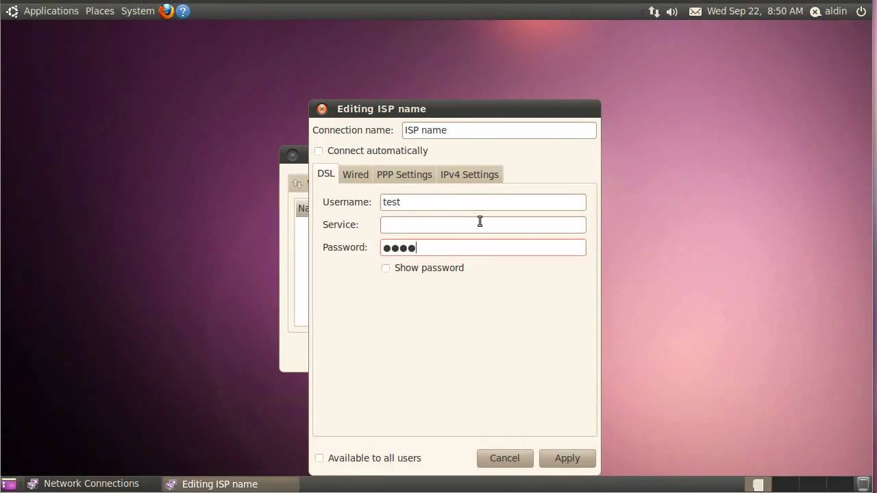 How To Create DSL PPPoE Connection On Ubuntu YouTube how-to-create-dsl-pppoe-connection-on-ubuntu-youtube