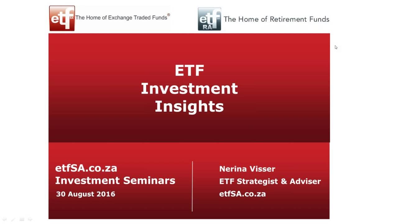 2016 08 30 18 12 ETFSA Investment Seminar 2016 Aug 30 - YouTube