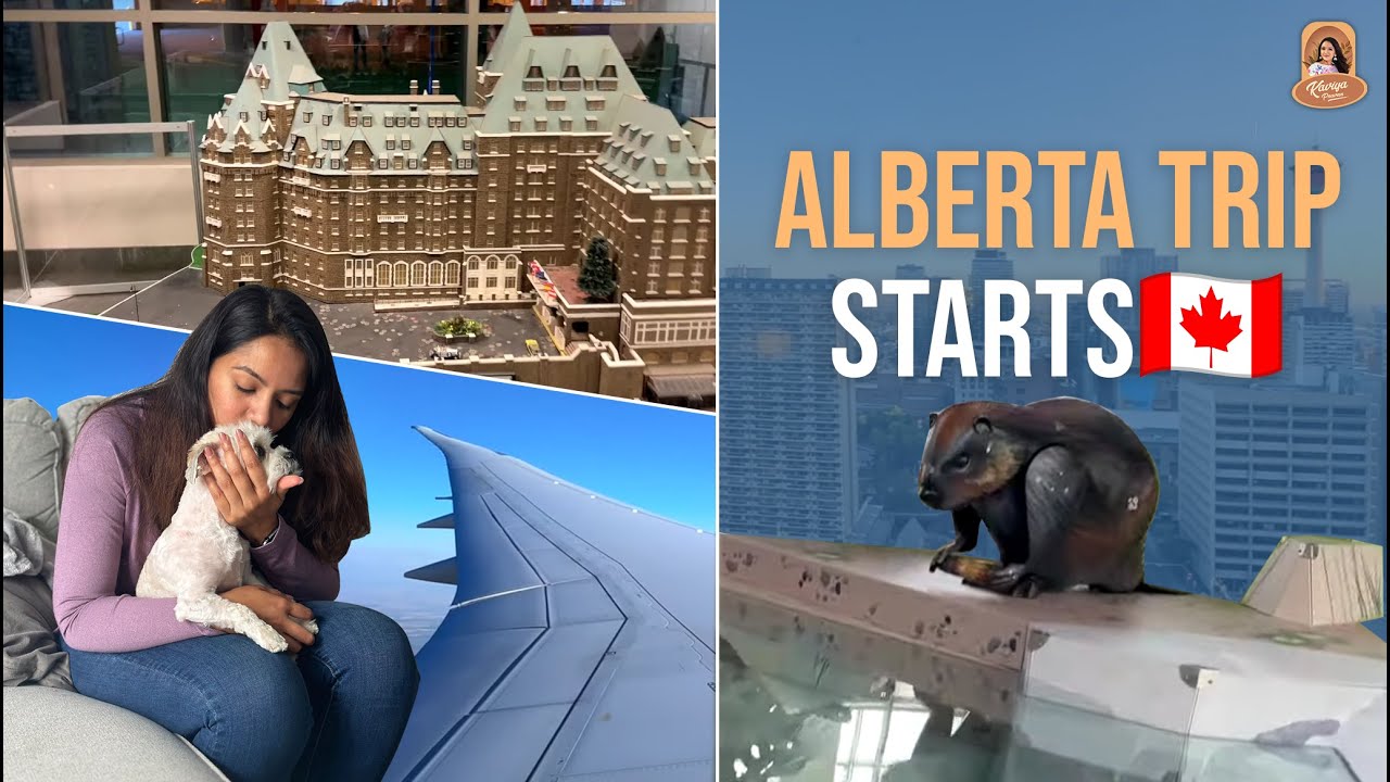 The long awaited Alberta Trip Starts | Flying to Calgary| Downtown ...