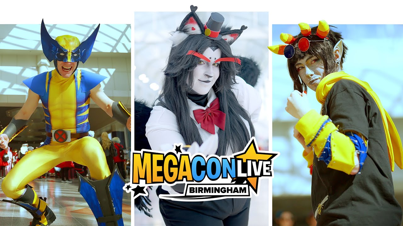 MEGACON LIVE BIRMINGHAM 2024 | COSPLAY MUSIC VIDEO | X-MEN HAZBIN HOTEL ...