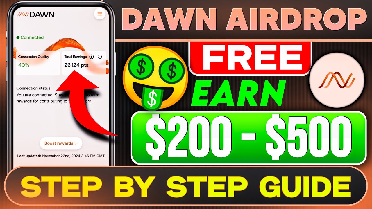 DAWN Airdrop Step-by-Step Guide | DAWN Airdrop New Update | DAWN ...
