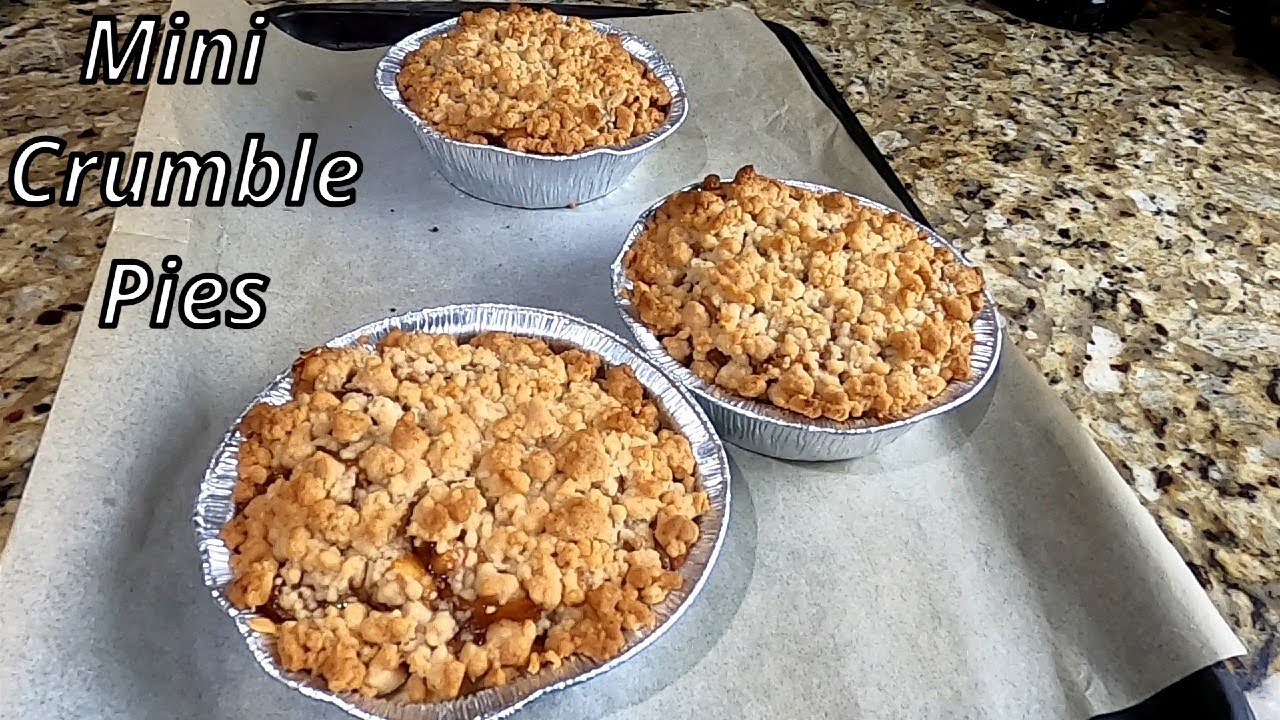 Mini Apple Crumble Pies - YouTube
