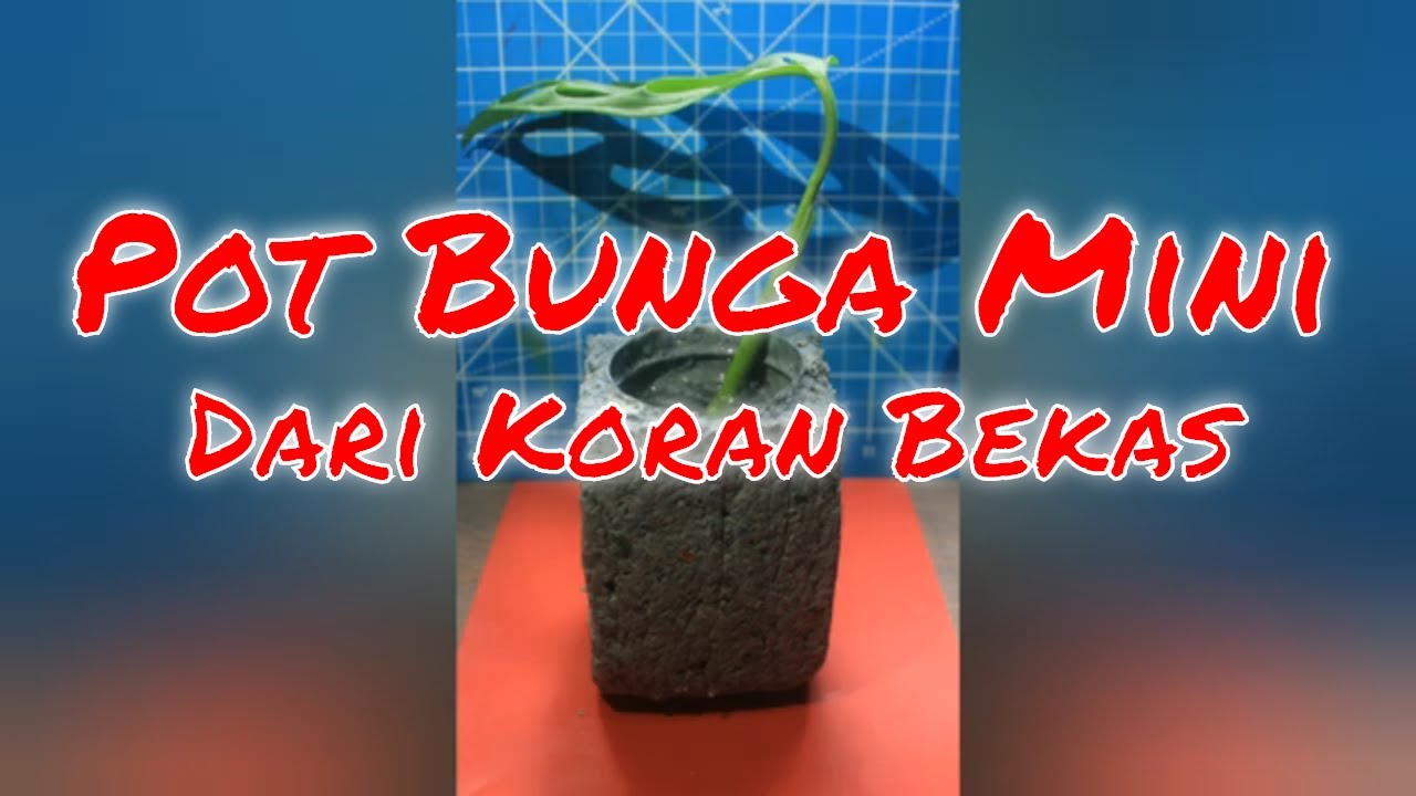 Make Flower Pots From Used Goods | DIY Pot Bunga Mini - YouTube