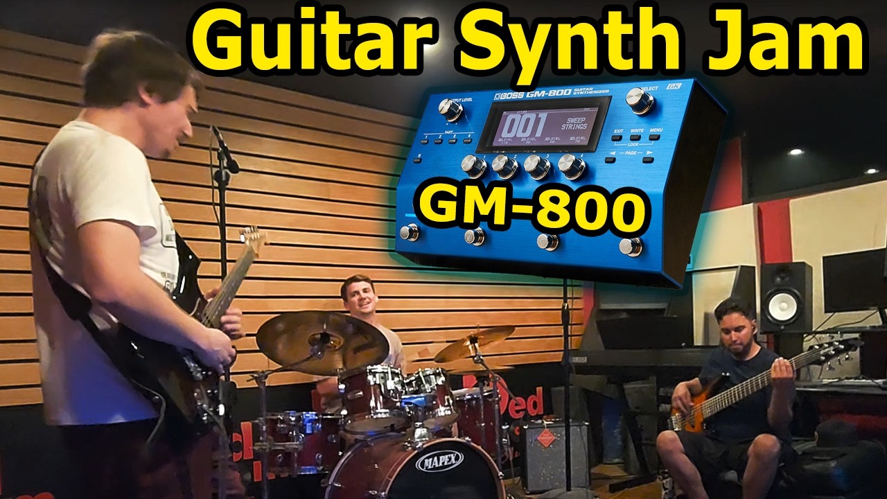 Boss GM-800 Synth And Guitar Jam, Synth And Guitar Together - YouTube