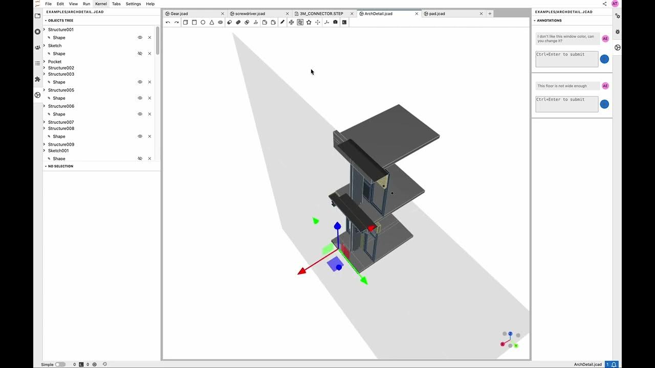 JupyterCAD 3.0 improved toolbar - YouTube