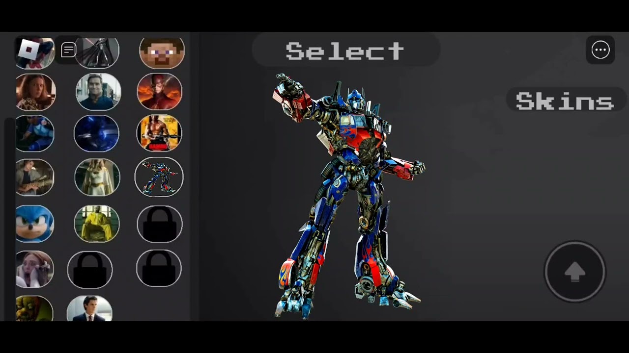 Roblox Marvellous Playground leaked Character Optimus Prime - YouTube