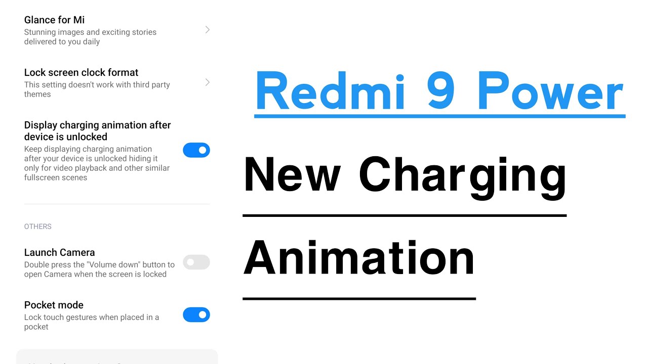 Redmi 9 Power New Charging Animation Set | Charging Animation Kaise ...