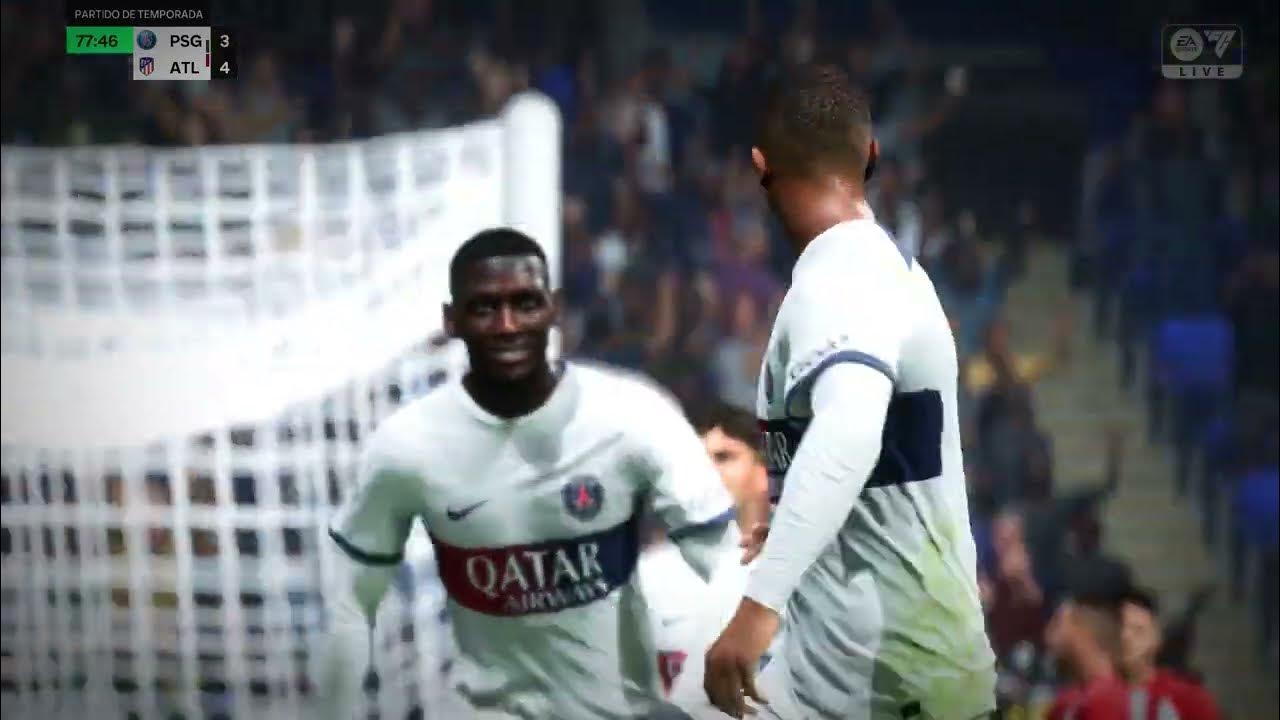PSG 4-4 ATM FC24⚔️| FULL GRAPHICS #fc24#soccer#games. - YouTube