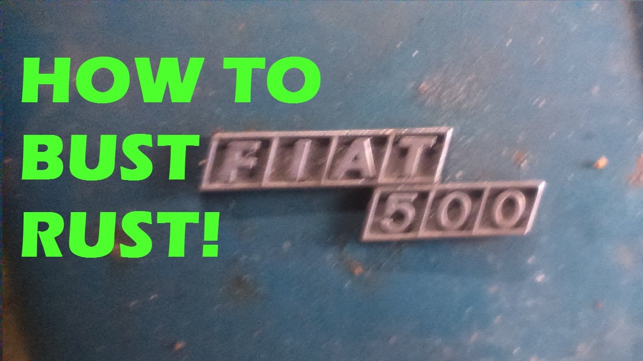 How to remove rust - Fiat 500 restoration - YouTube