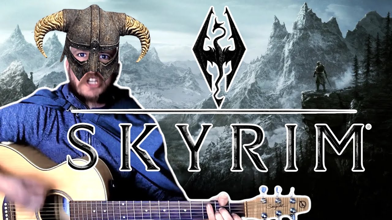 SKYRIM - THE DRAGONBORN COMES (acoustic and vocal shouty cover) - YouTube