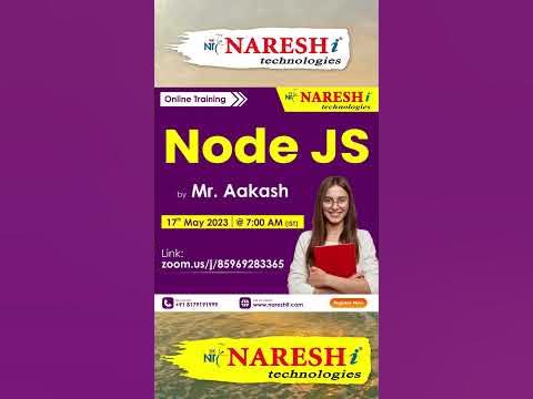 Best No 1 Node JS Online Training by Mr. Aakash. | Node JS Course | Naresh i Technologies. - YouTube