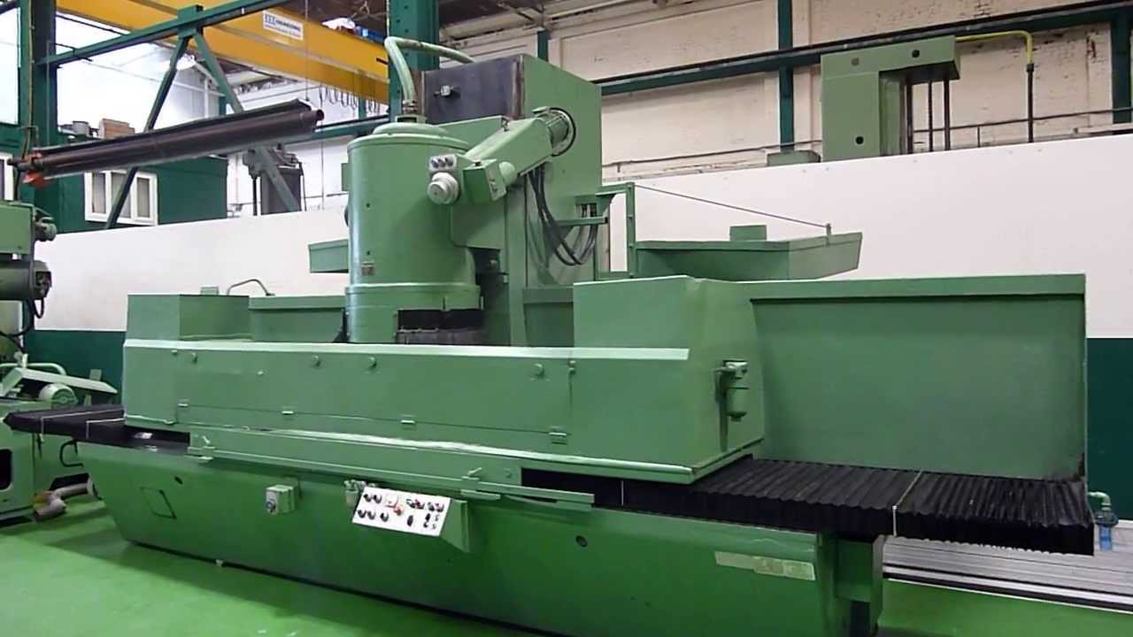 Snow V20/5 Vertical Spindle Surface Grinder with Magnetic Chuck - YouTube