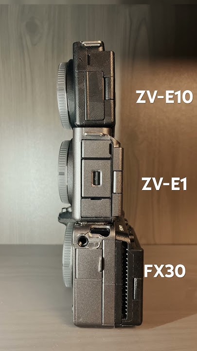 ZV-E1 vs ZV-E1 vs FX30 #zv #zve1 #camera #camerasensor #sonyapsc #travel FX30 #ZV-E1 #FX30 #ZV ...
