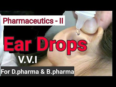 Ear Drops || liquid dosage form || Pharmaceutics-II. - YouTube