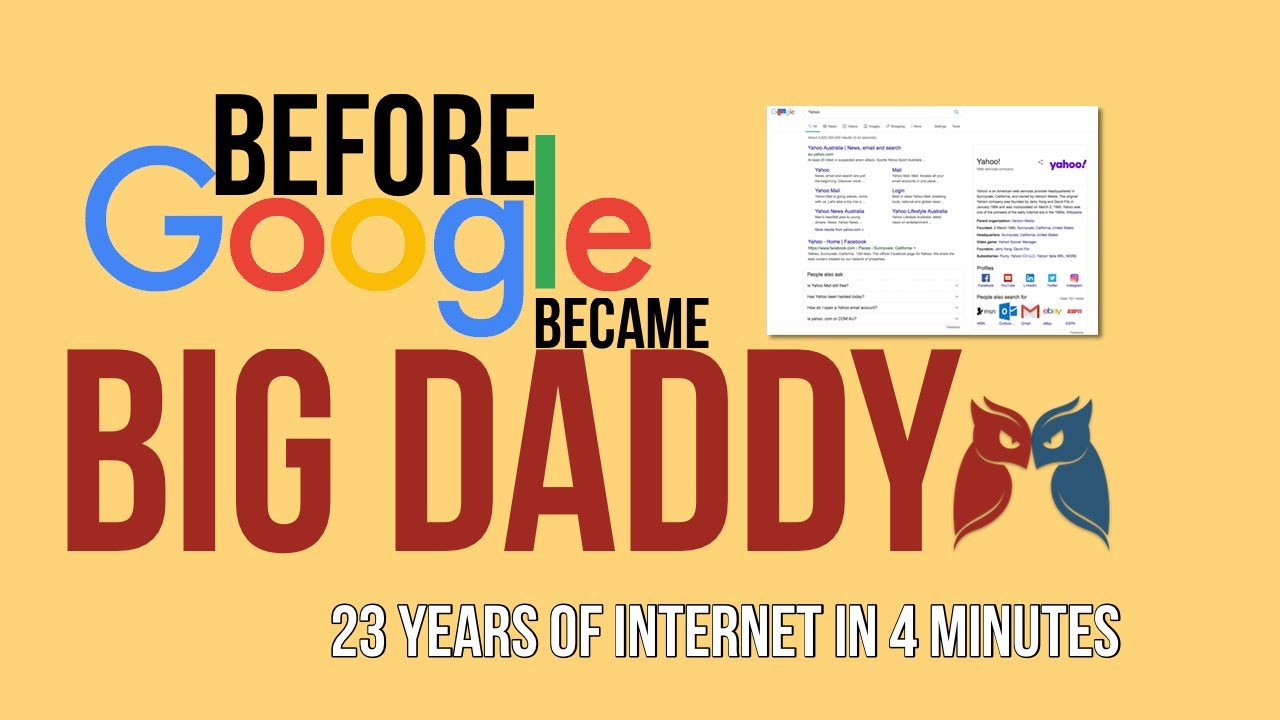 26 years of the internet before Google became a monster - YouTube