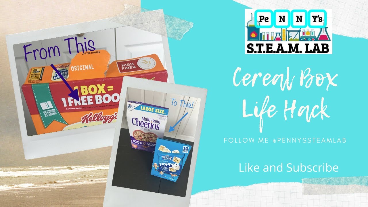 Cereal Box Life Hack - YouTube