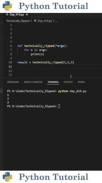Handle Unlimited Arguments in Python | Python Tutorial - YouTube