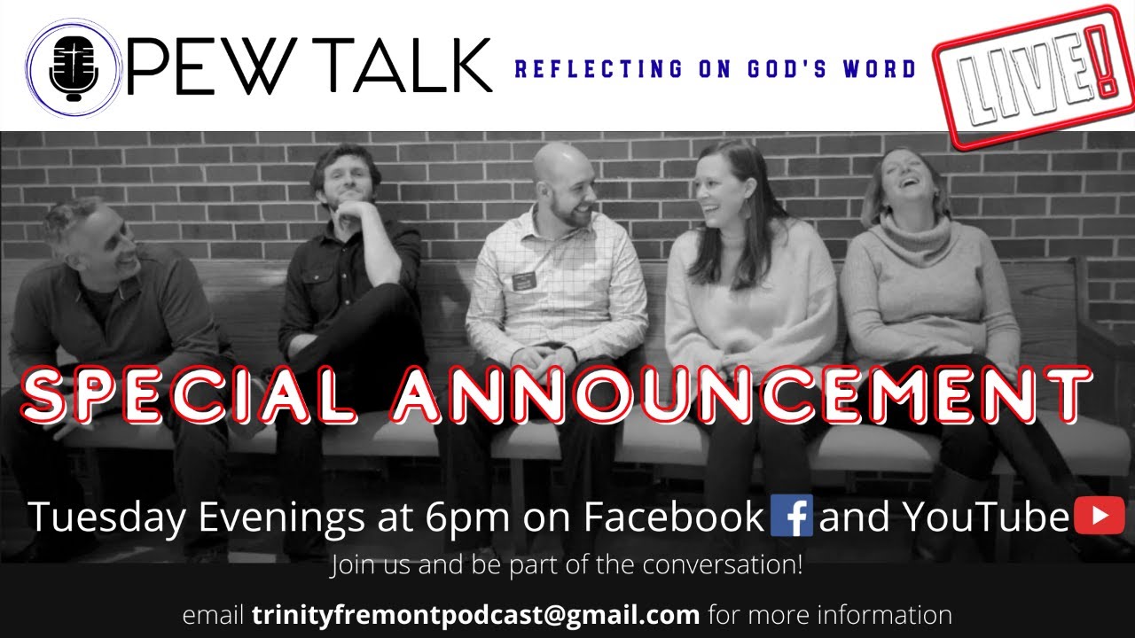 Pew Talk Special Announcement - YouTube