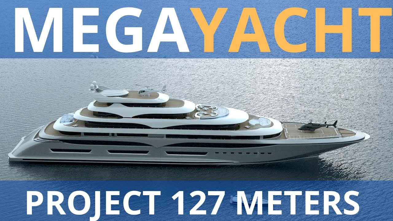 YACHT 127 METERS | TOUR PRESENTATION | PROJECT - YouTube