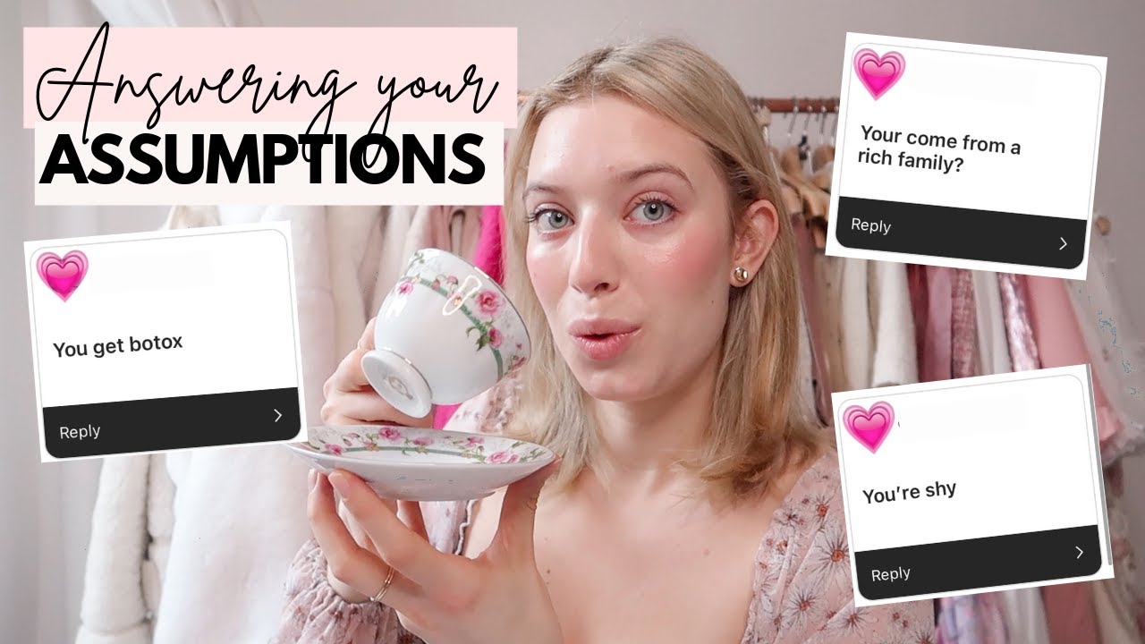 Answering your ASSUMPTIONS About Me! - YouTube
