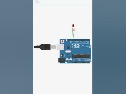 tinkercad arduino первый проект - YouTube