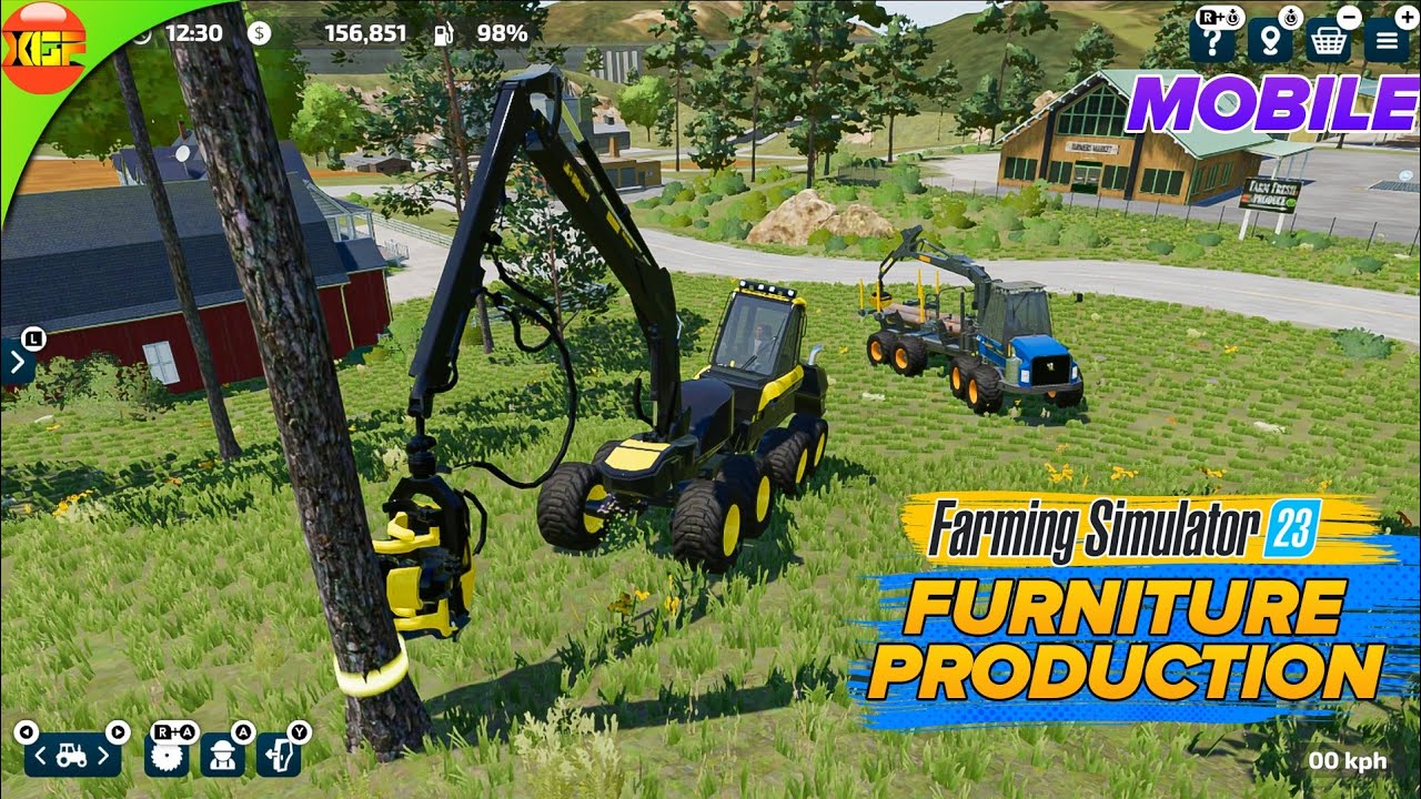 Making Furniture from Wood | Carpentery Production in Farming Simulator ...