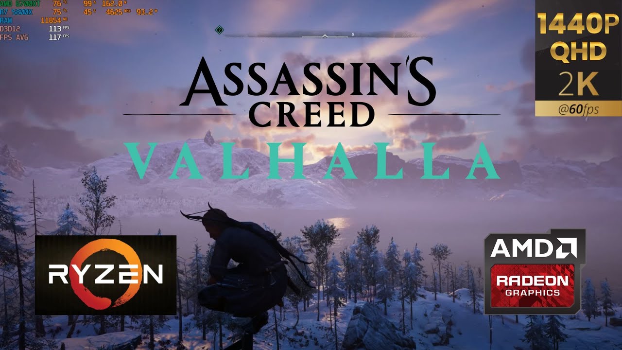 Assassin's Creed Valhalla | Ultra Graphics | AMD 6700XT | RYZEN 7 5800X ...