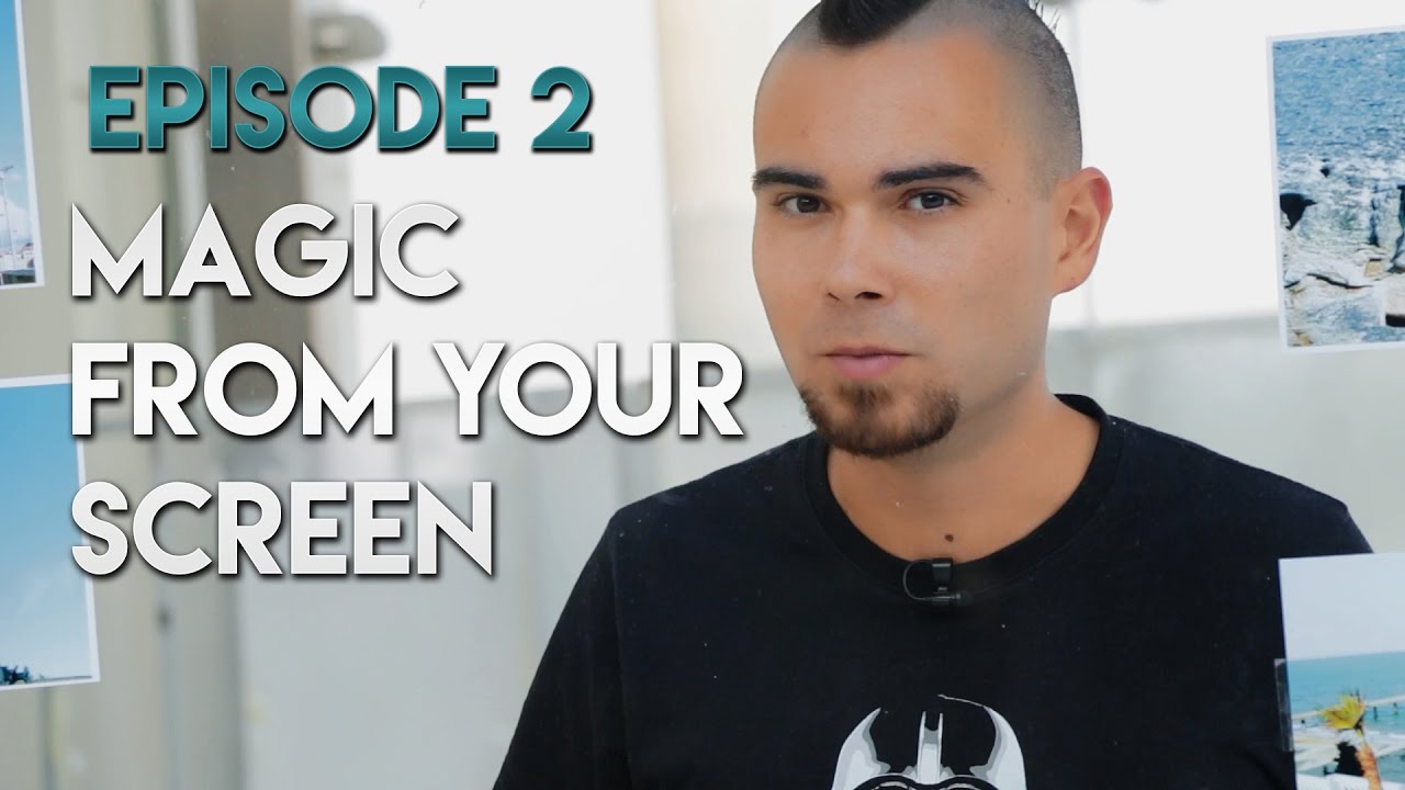 Magic from your screen / Вълшебство през екрана - YouTube