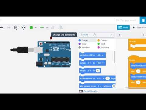 Arduino Button Tinkercad Rick - YouTube