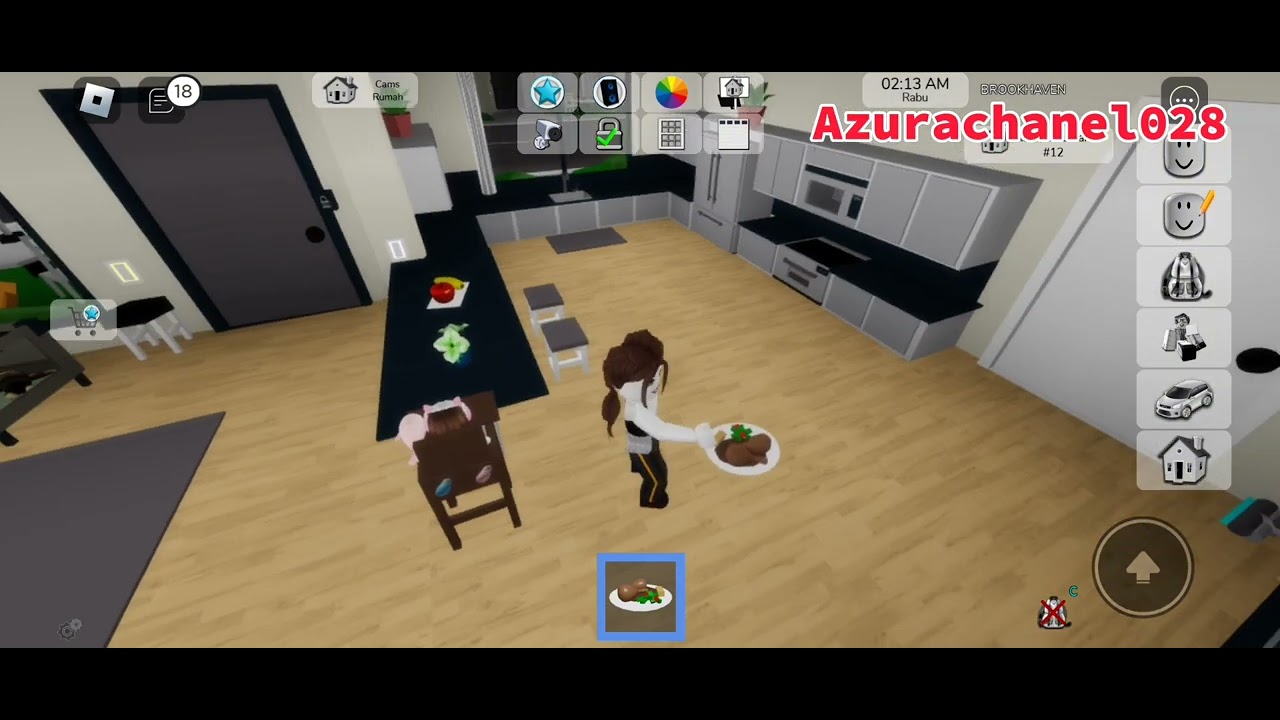 Tinggal ber 2 di rumah baru || Roblox || Azura nge-game - YouTube
