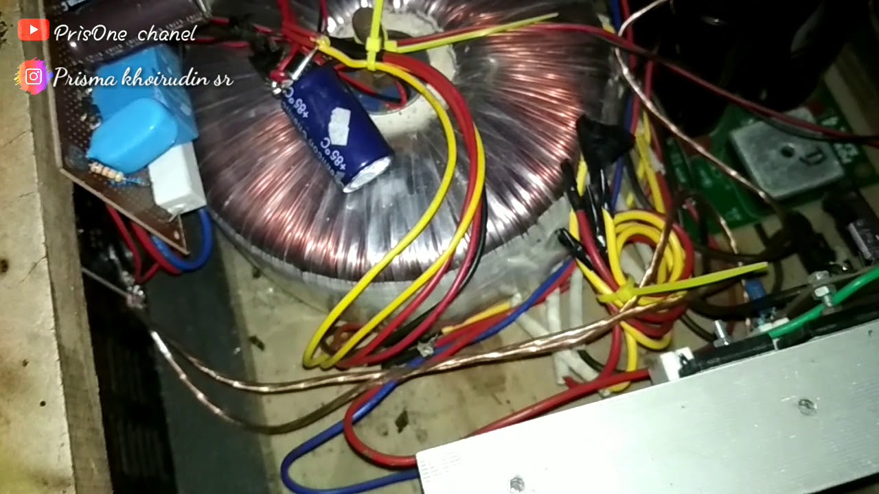 Review power rakitan box CA 20/travo donat 10A CT 65 volt - YouTube