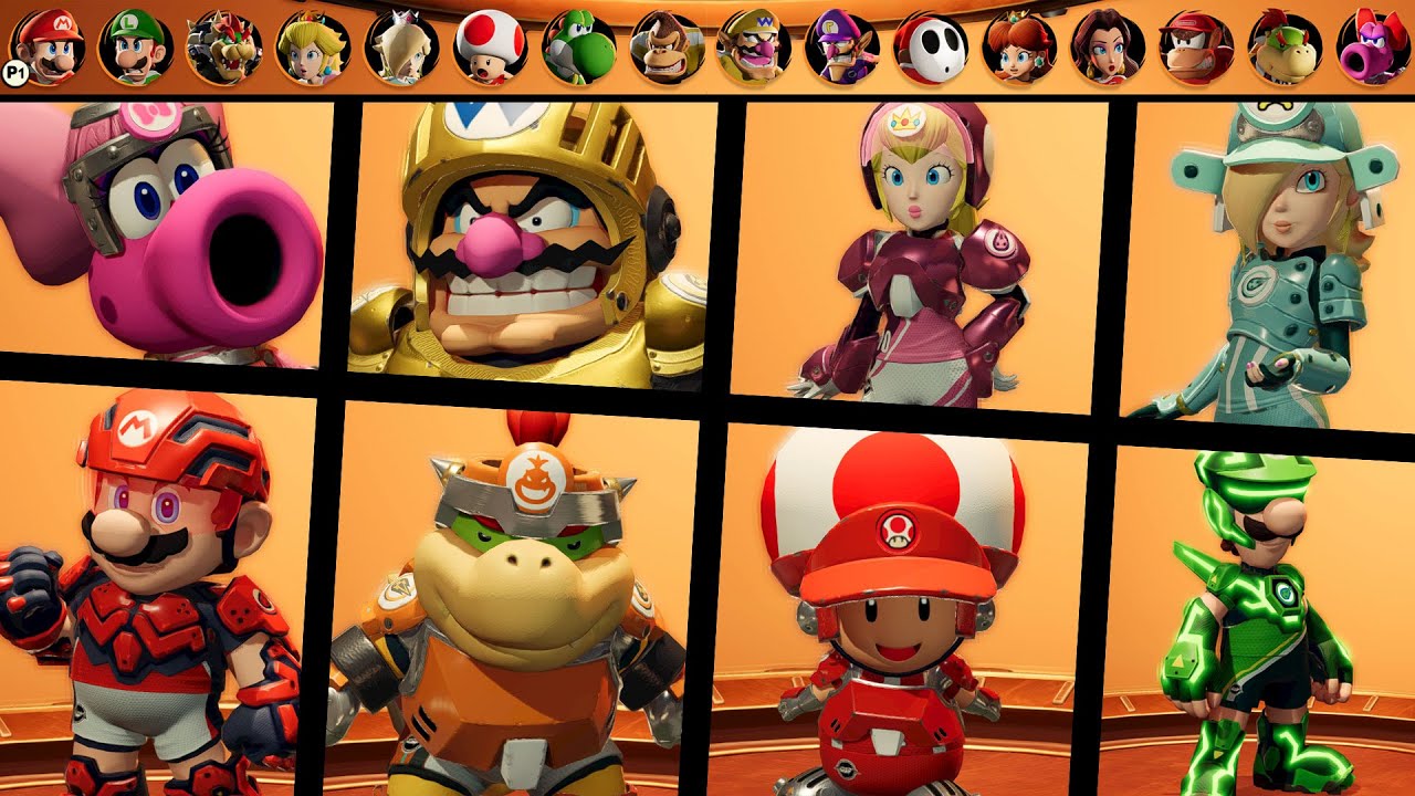 Gear set Showcase List for May 2023 - Mario Strikers: Battle League All ...