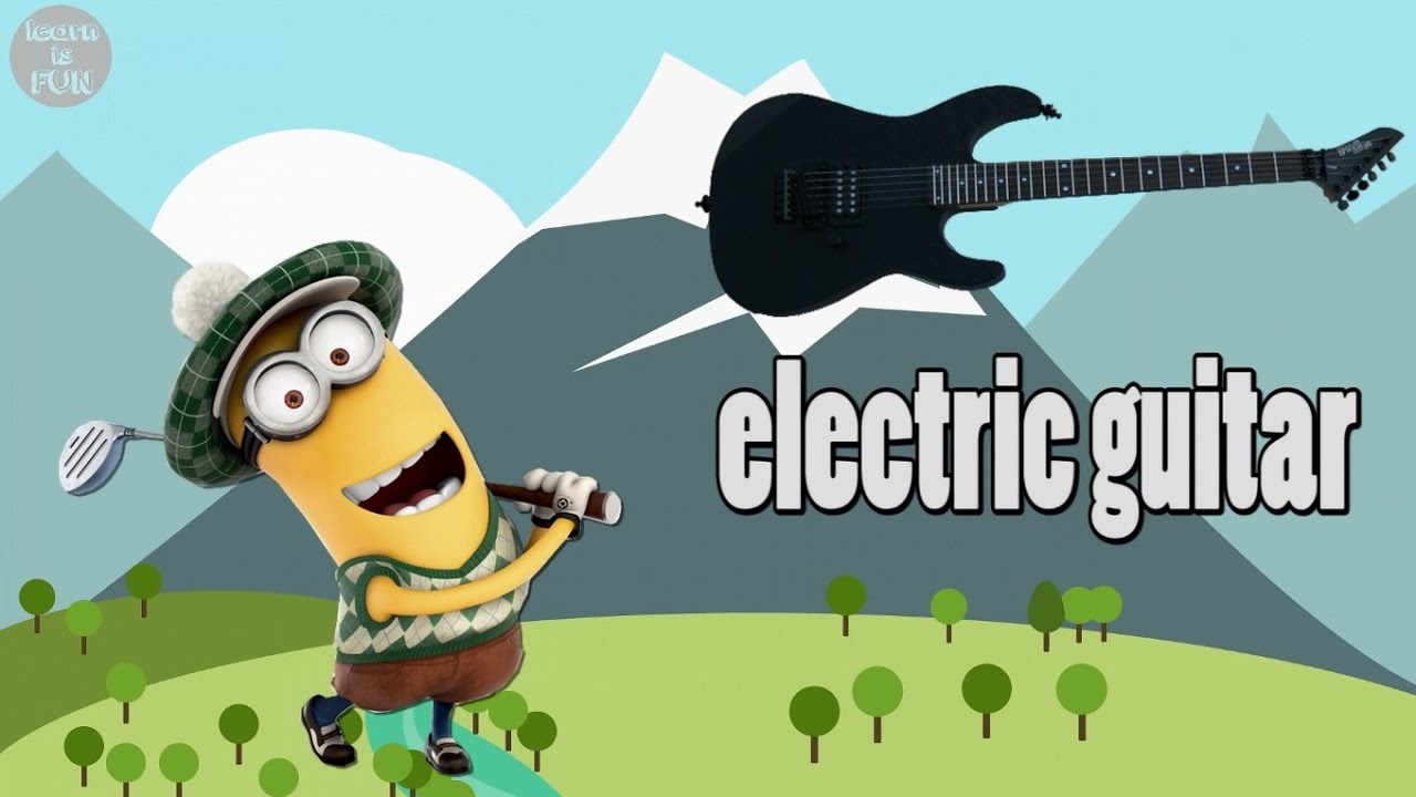 Learn MUSICAL INSTRUMENTS | MINIONS | MUSICAL INSTRUMENTS for kids ...