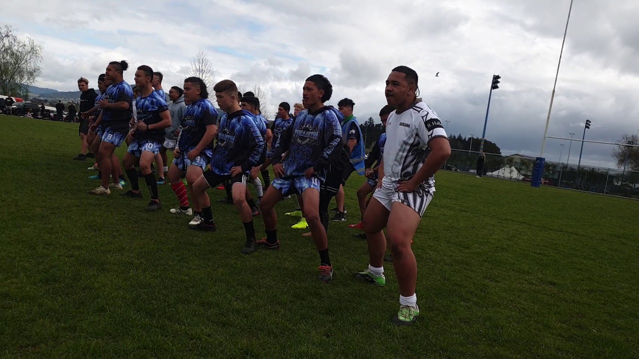 Tuwharetoa Rugby League u14s haka v Awa - YouTube
