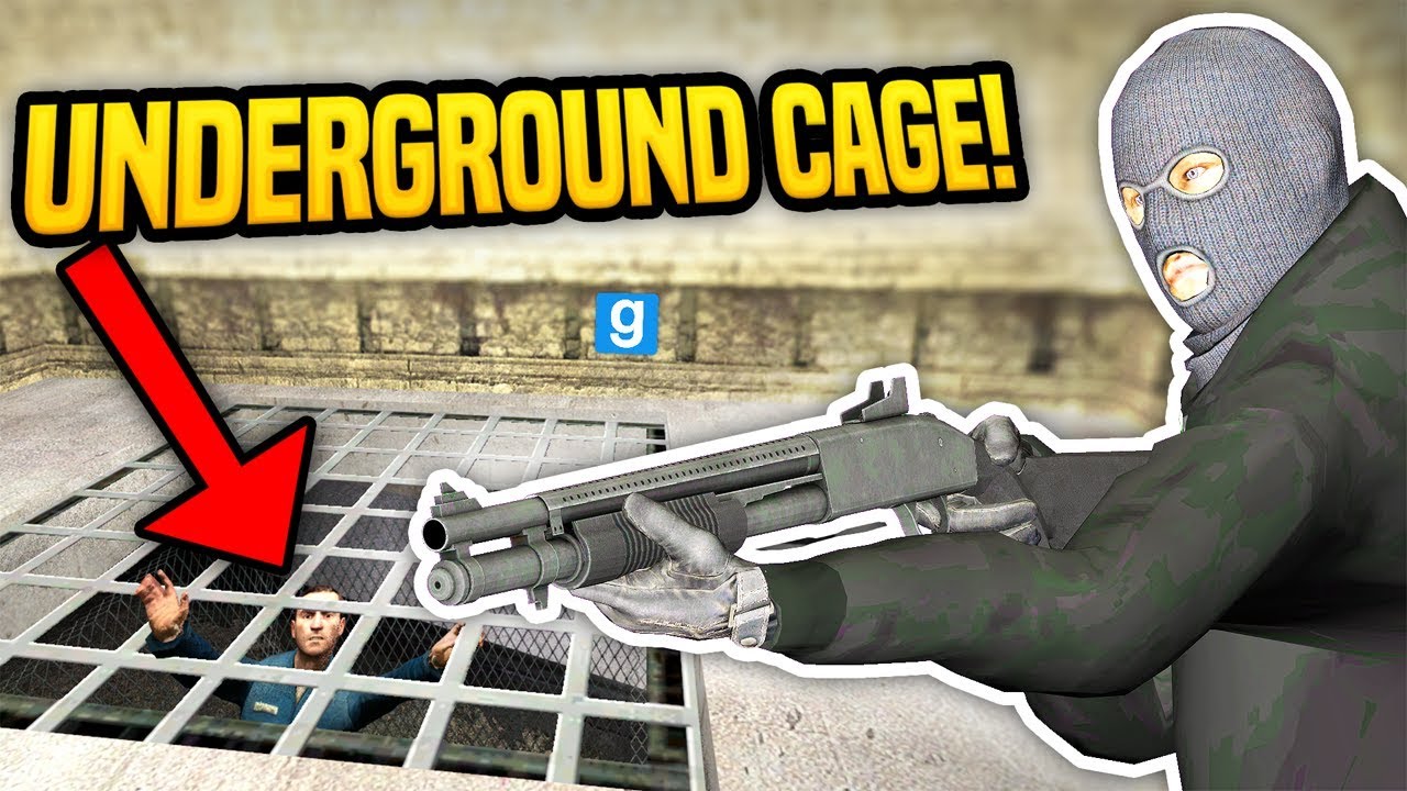 KIDNAPPING PLAYERS IN A CAGE UNDERGROUND - Gmod DarkRP | Kidnapper ...