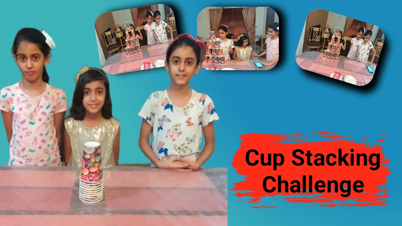 Cup Stacking Challenge| Glass Pyramid Challenge| Fastest Cup Stacker ...