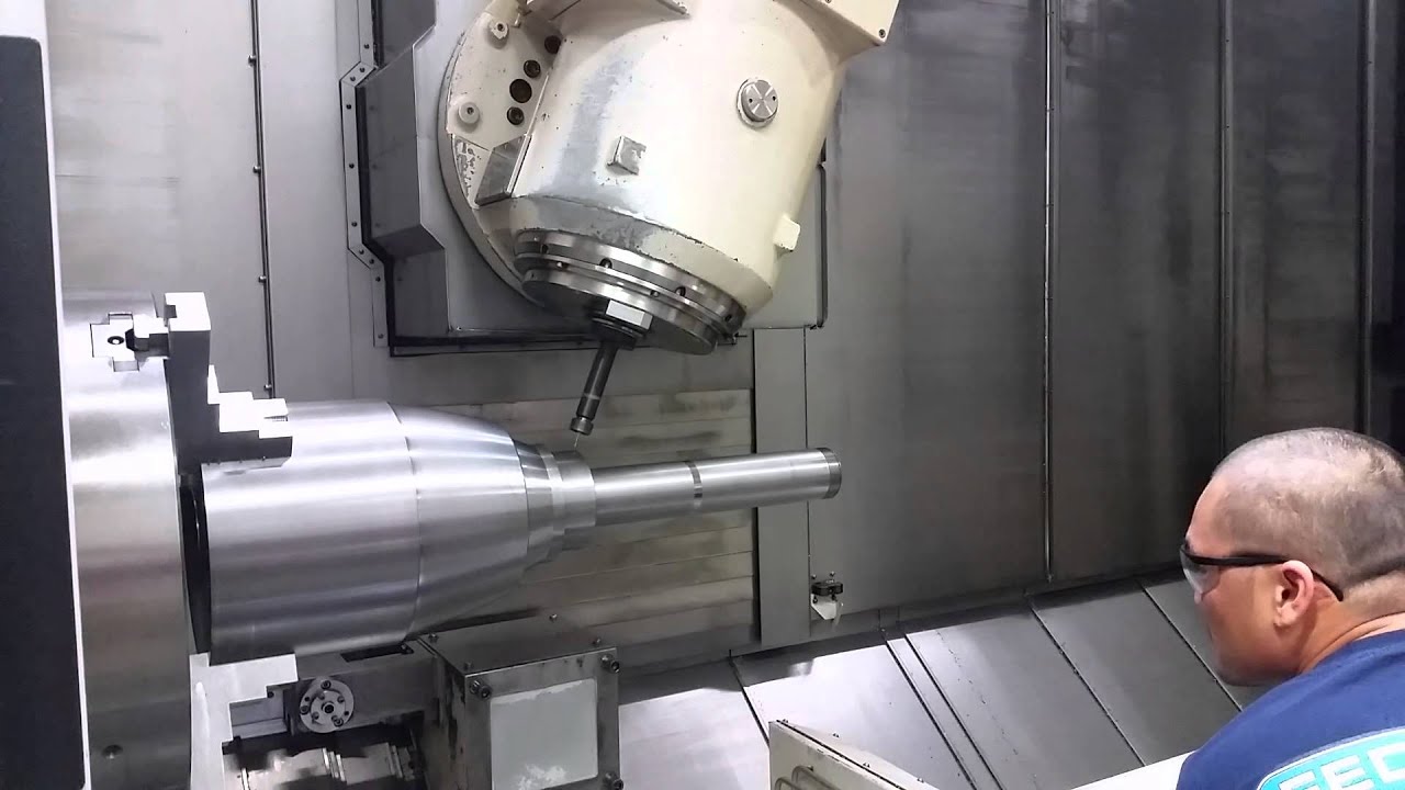 Mulit Axis Helical Groove Fixture Set Up - YouTube