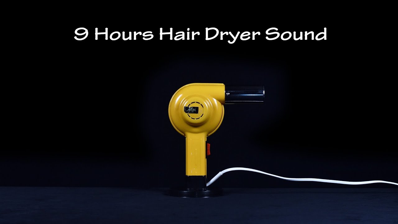 Hair Dryer Sound 59 (Static) | ASMR | 9 Hours White Noise to Sleep and ...