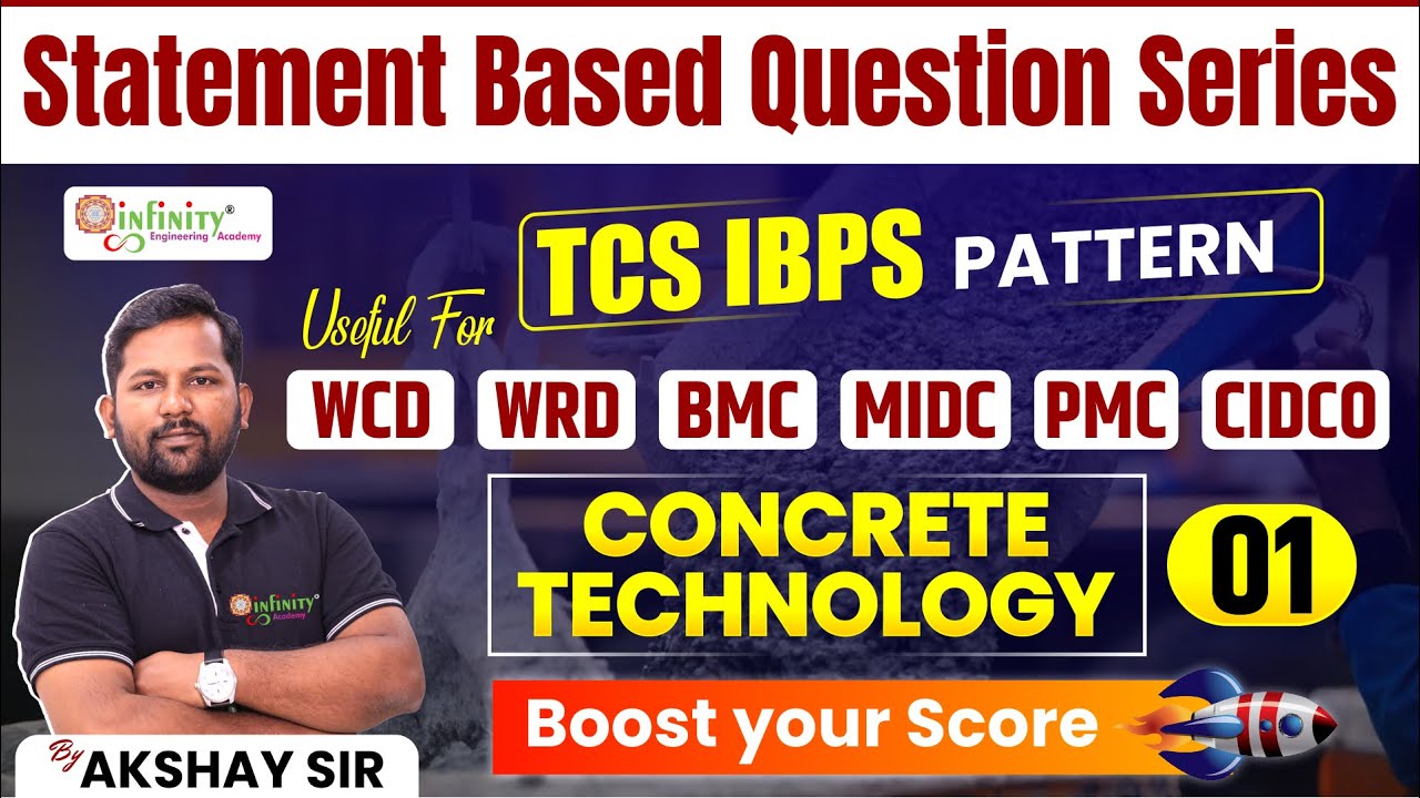 concrete technology 01 | statement based questions | civil engineering ...