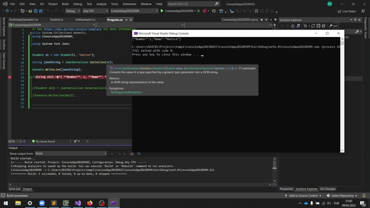 CSharp JSON Simple Serialization DeSerialization Example YouTube CSharp JSON Simple Serialization DeSerialization Example YouTube
