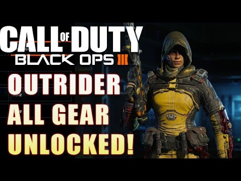 Call of Duty Black Ops 3 OUTRIDER Specialist ALL Customizable Gear ...