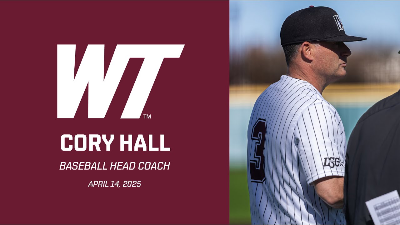WT Baseball Head Coach Cory Hall (Apr. 14) - YouTube