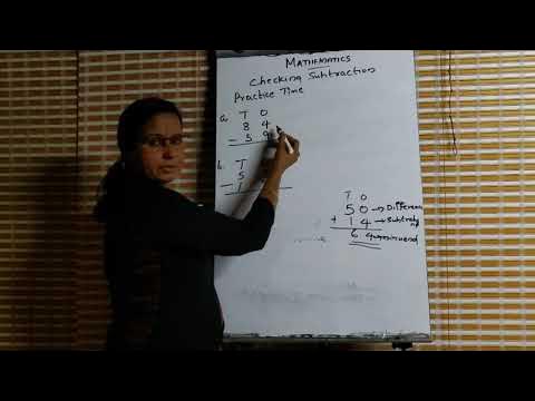 Checking subtraction using Addition - YouTube