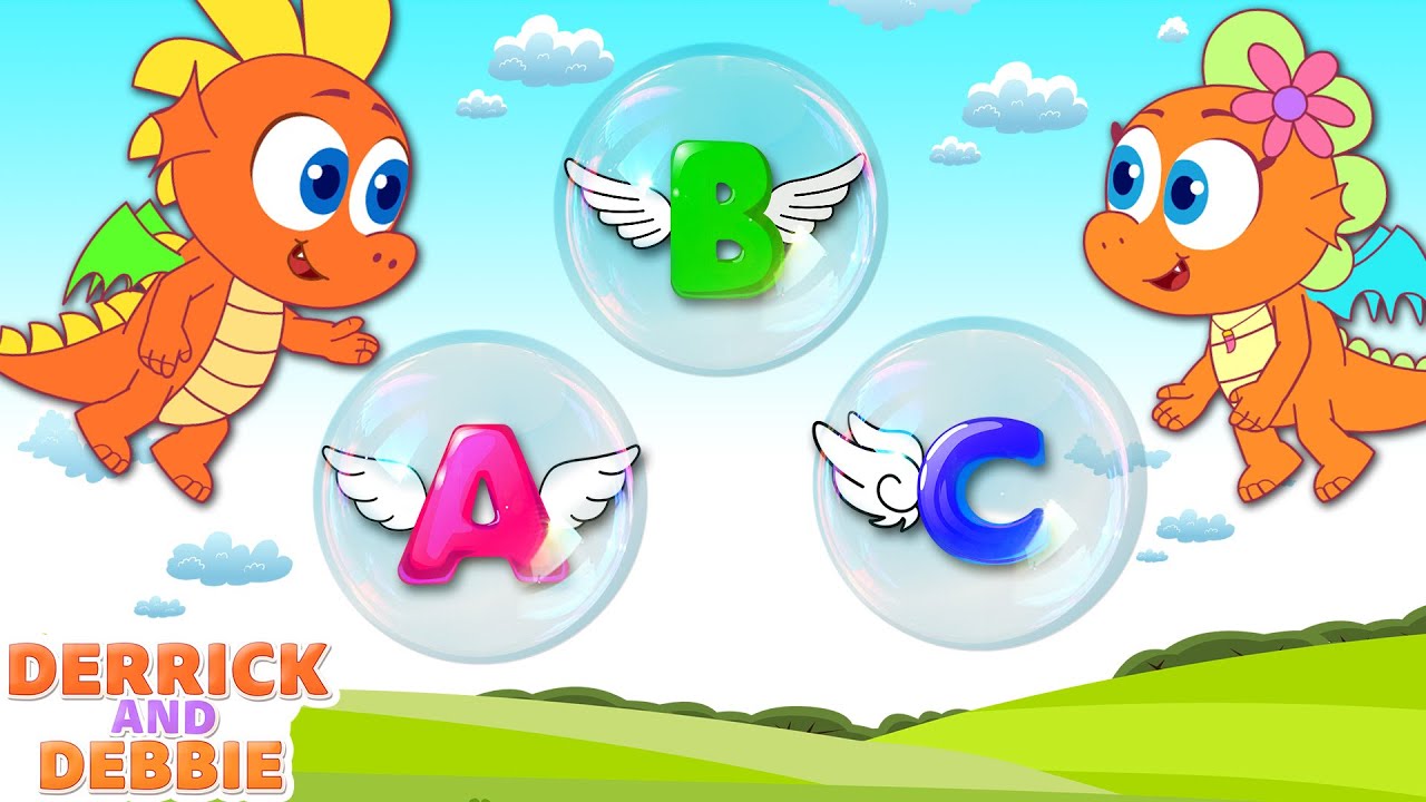 ABC Bubbles Song 🔠| Nursery Rhymes for Babies by Derrick and Debbie ...